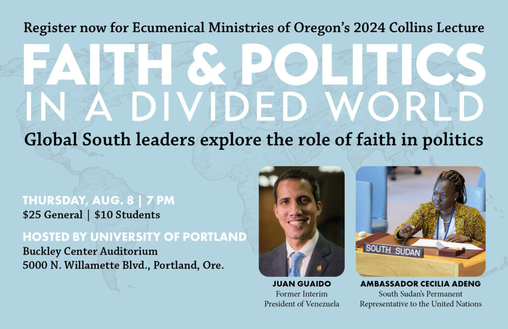 2024 Collins Lecture: Faith & Politics in a Divided World • Ecumenical ...