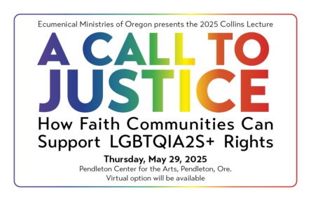 COLLINS LECTURE - A Call to Justice: How Faith Communities Can Support ...